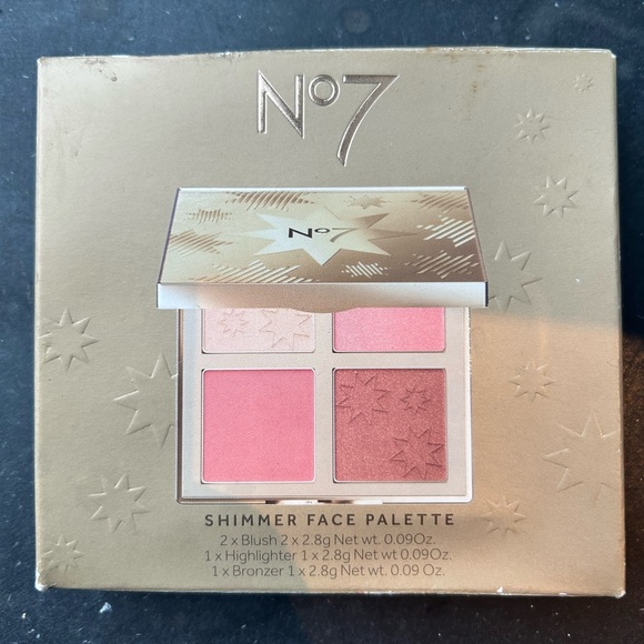 No7 | Makeup | Brand New Unopened No 7 Shimmer Face Palate | Poshmark